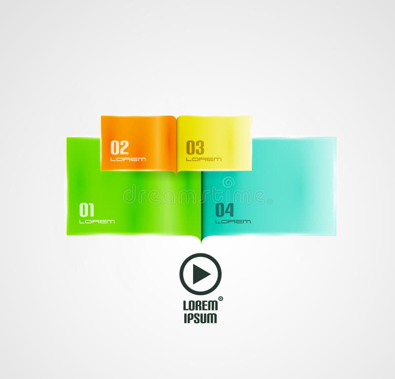 Vector Flag Presentation Template Stock Vector - Illustration of header ...