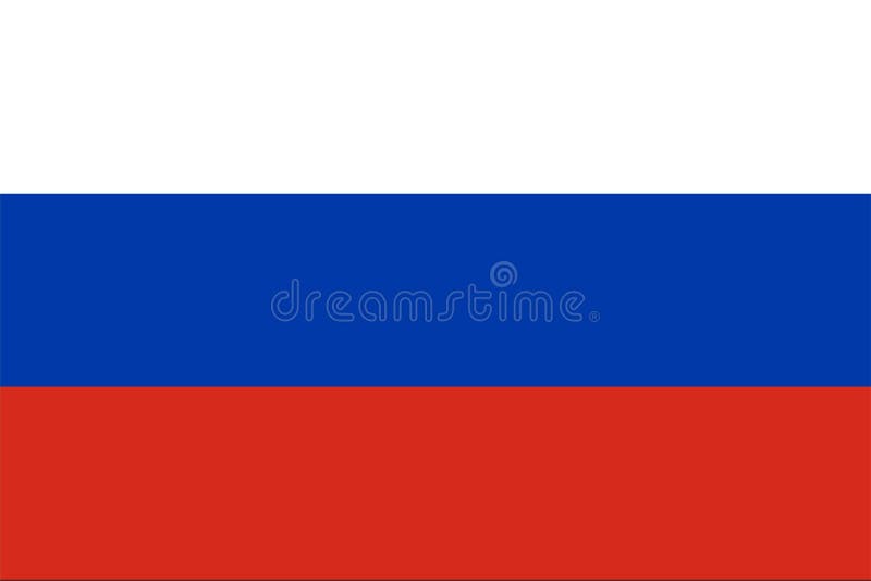 Vector Flag of Russia. Russian Official National Flag Stock Vector ...