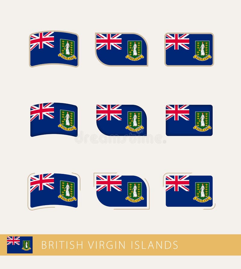Vector Flags of British Virgin Islands, Collection of British Virgin ...