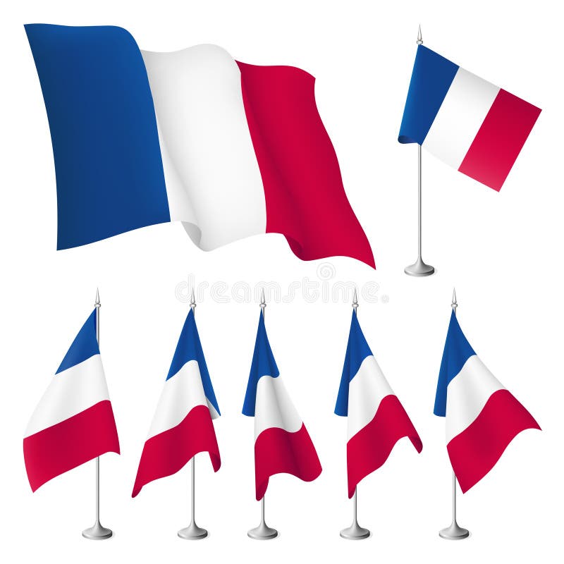 Vector flags of France stock vector. Illustration of banner - 313421790