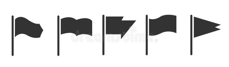 Vector Flags Set. Different Flag Icons Isolated Stock Vector ...