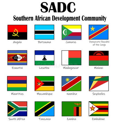 Vector Flags of the Southern African Development Community SADC ...