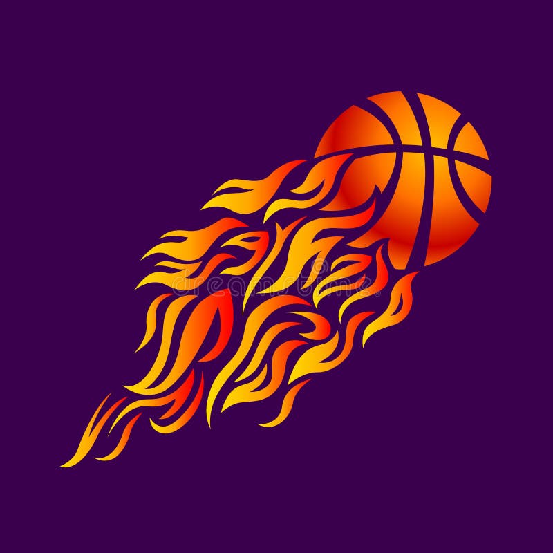 Basketball Flame Logo Stock Illustrations – 548 Basketball Flame Logo ...