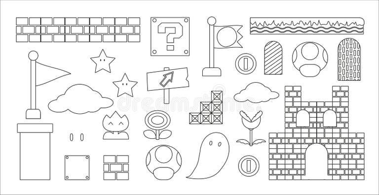 Super Mario Green Pipe Stock Illustrations – 56 Super Mario Green Pipe ...