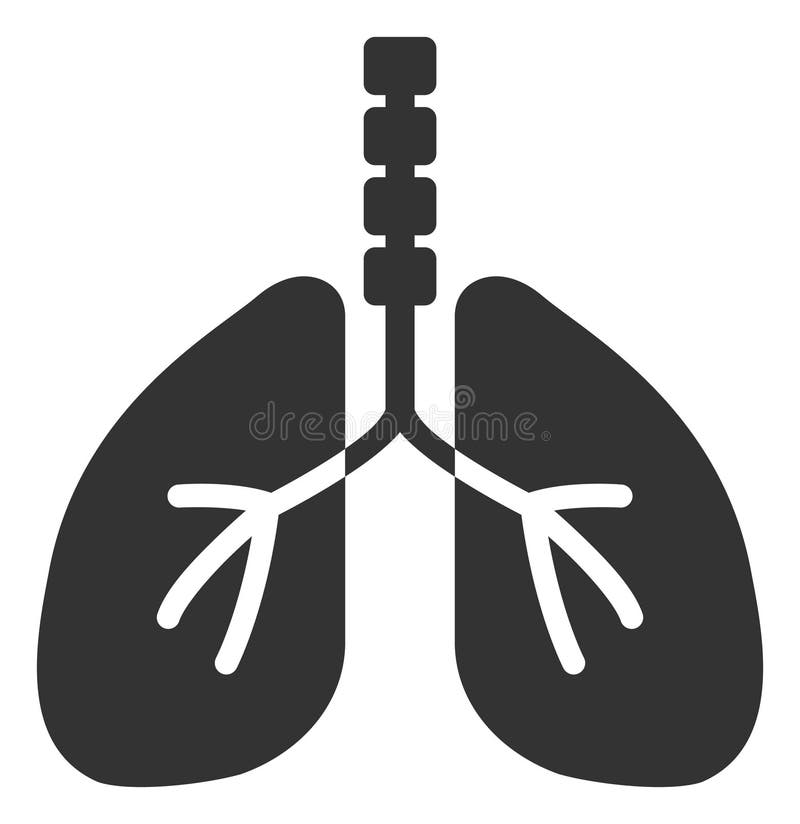 Vector Flat Breathe System Icon Stock Vector - Illustration of ...