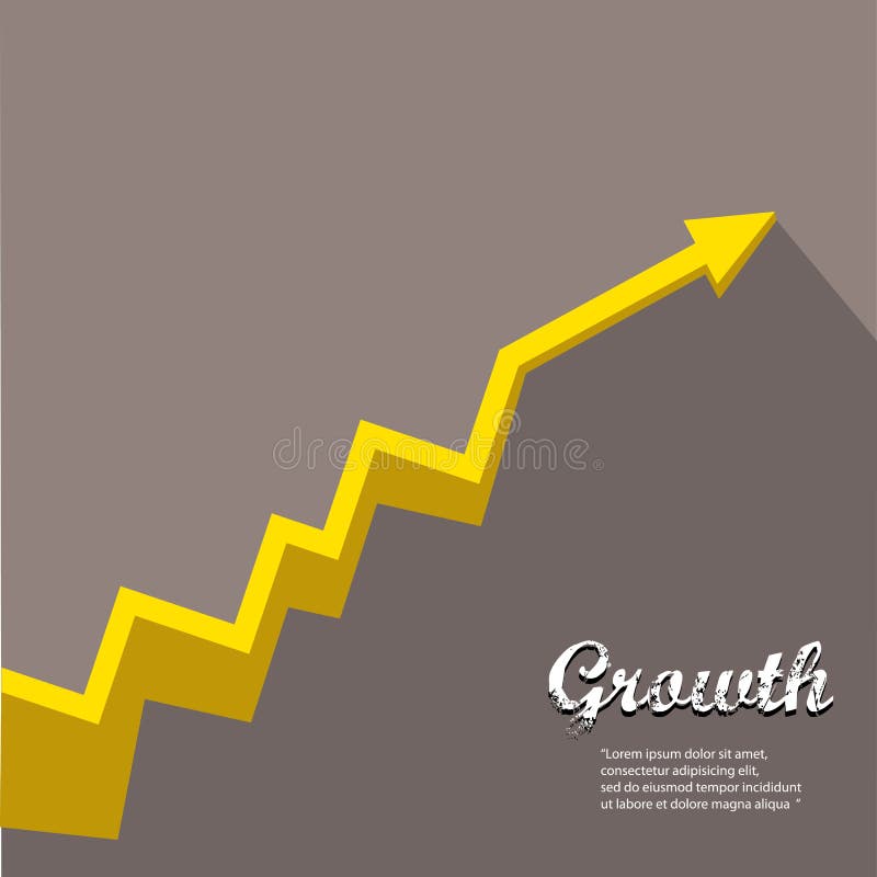 Flat Professional Growth Icon. Startup Concept. Project Development ...