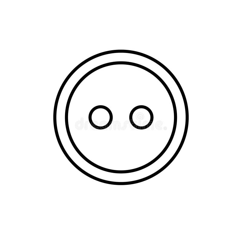 Vector flat button icon stock illustration. Illustration of plastic ...