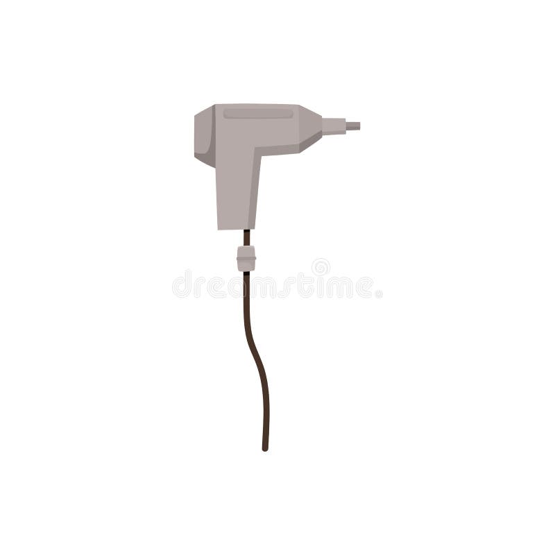 Vector Flat Automatic Screwdriver Icon Stock Vector - Illustration of ...