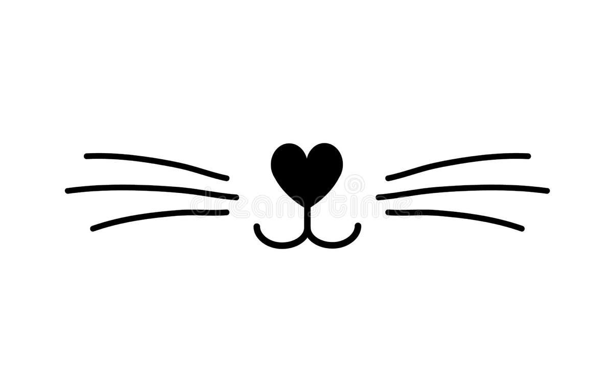 Cat Nose Vector Stock Illustrations – 8,192 Cat Nose Vector Stock ...