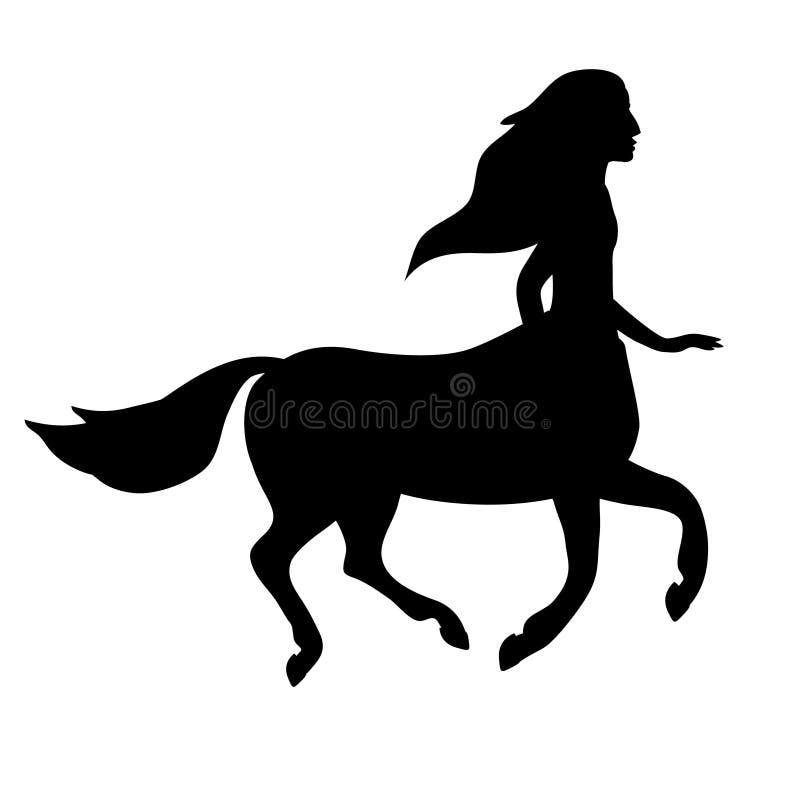 Centaurus Silhouette, Centaur Archer Carrying Archery Suitable for Logo ...