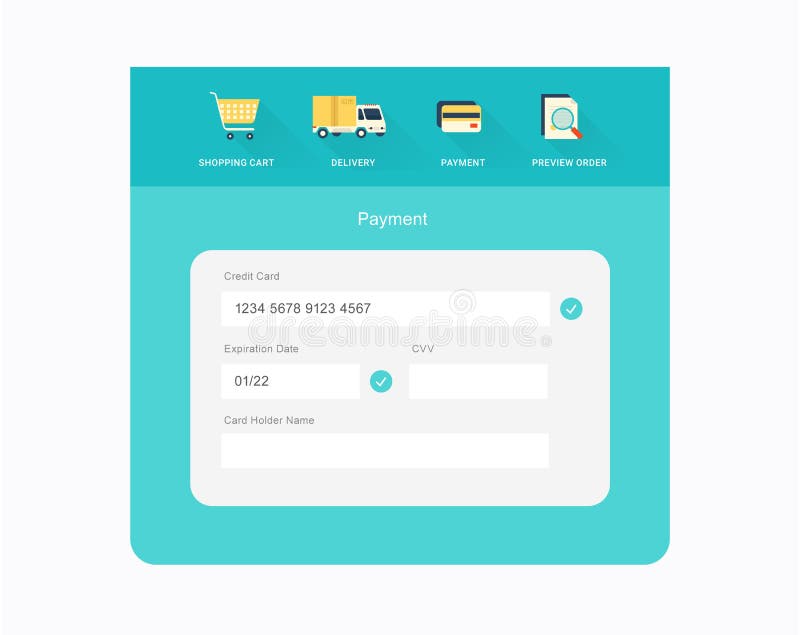 Checkout Ui Stock Illustrations – 518 Checkout Ui Stock Illustrations ...