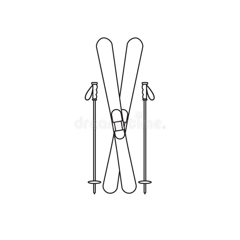 Crossed Ski Stock Illustrations – 326 Crossed Ski Stock Illustrations ...