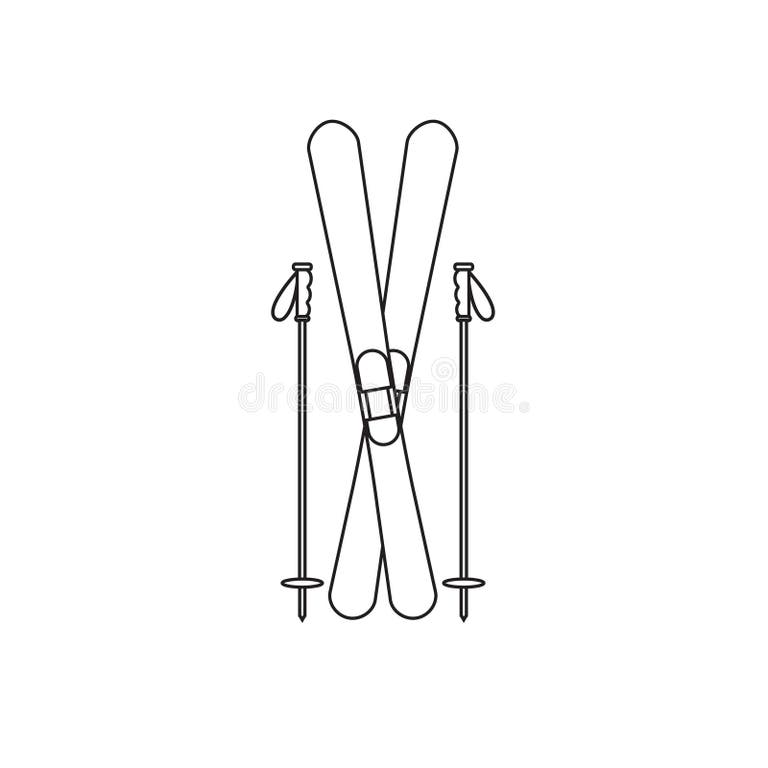 Crossed Ski Stock Illustrations – 379 Crossed Ski Stock Illustrations ...