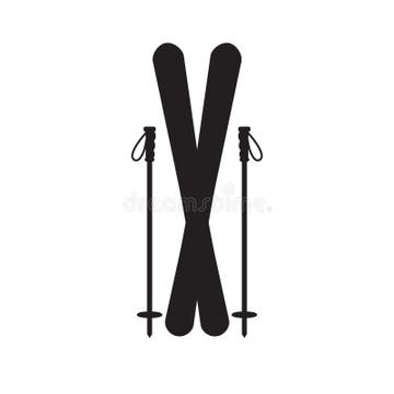 Crossed Skis Stock Illustrations – 128 Crossed Skis Stock Illustrations ...