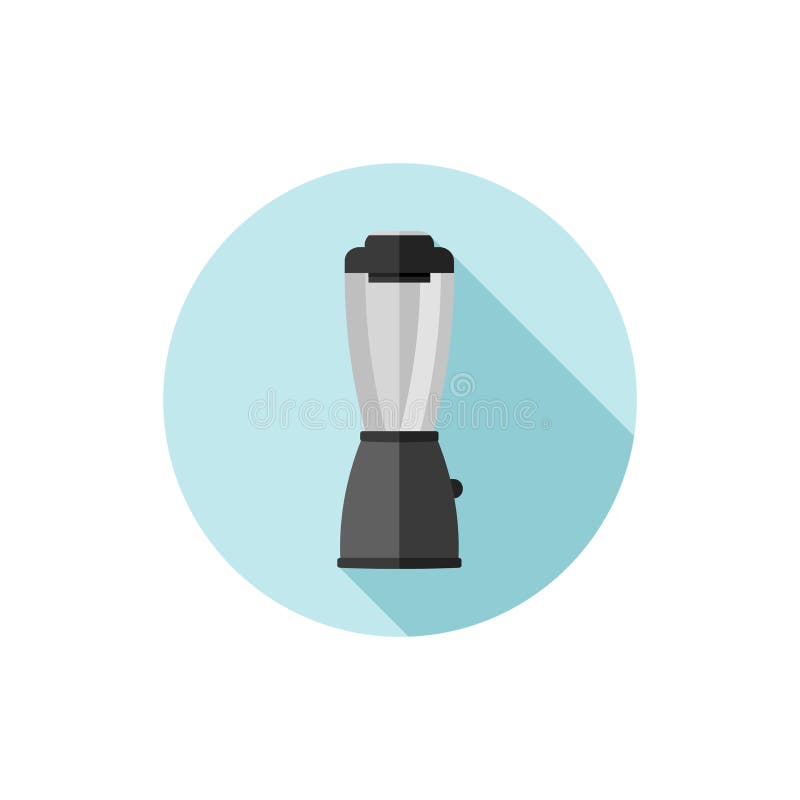 Vector Flat Design Icon Mixer Stock Vector - Illustration of machine ...