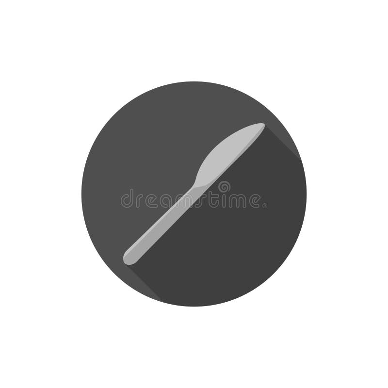 Flat design Table Knife stock illustration. Illustration of foodstuff ...