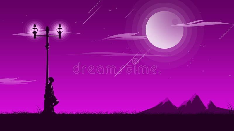 Man Leaning Lamp Post Stock Illustrations – 5 Man Leaning Lamp Post ...