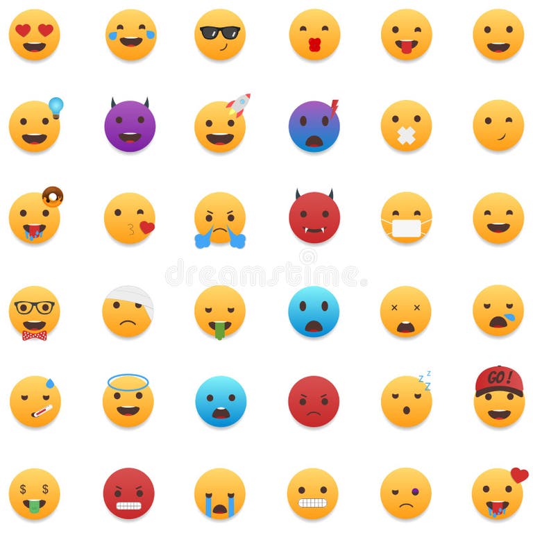 Creative Emoticons Stock Illustrations – 1,896 Creative Emoticons Stock ...