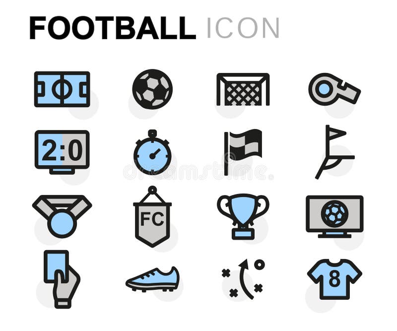 Football or Soccer Match Statistics Infographic. Flat Design. Vector ...