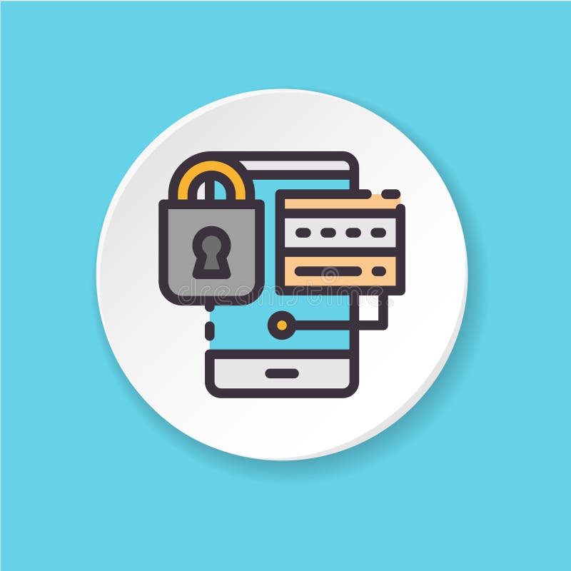 Vector Flat Icon Blocked Account. Access Denied. Stock Vector ...