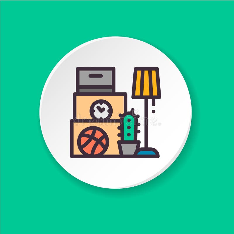 9 Vector Moving Icons. Vector Colors Icon. Stock Vector - Illustration ...