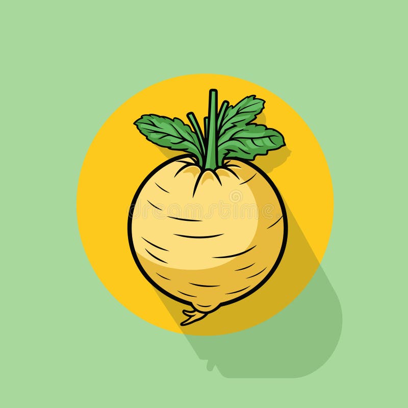 Picture of Turnip Cartoon Character with Angry Face Stock Vector ...