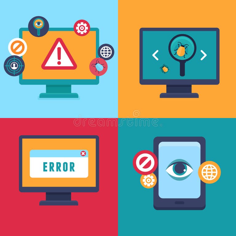 Stop Computer Virus Stock Illustrations – 2,508 Stop Computer Virus ...