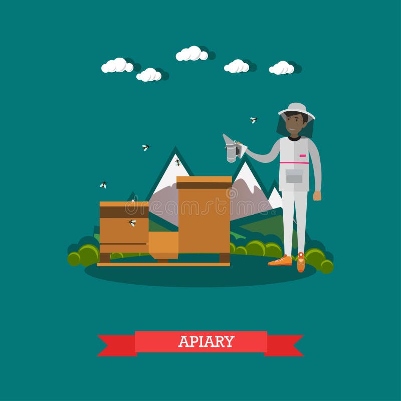 Working Apiculture Stock Illustrations – 587 Working Apiculture Stock ...