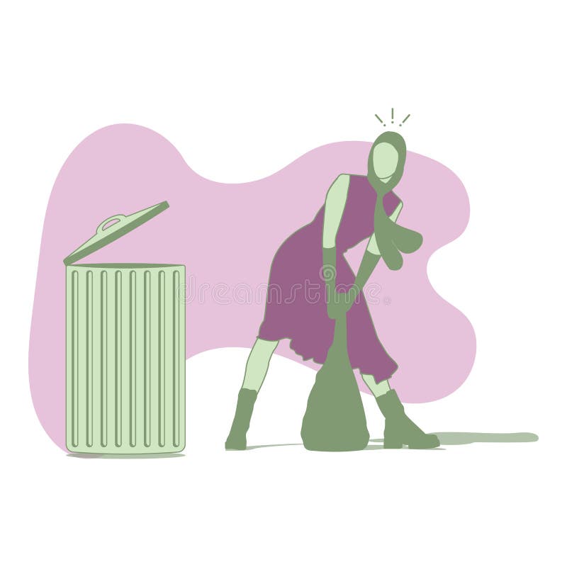 Vector Flat Illustration of Cleanliness. Stock Vector - Illustration of ...