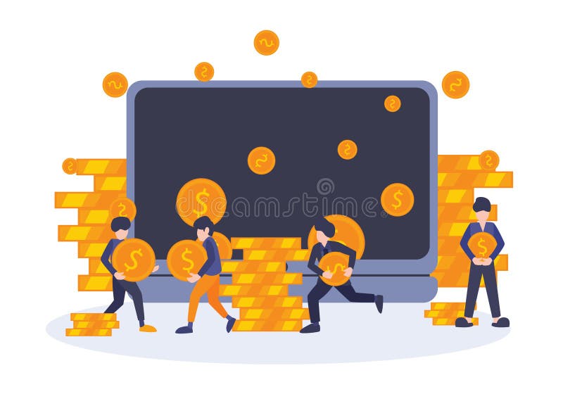 Cartoon People Spending Money Stock Illustrations – 285 Cartoon People ...