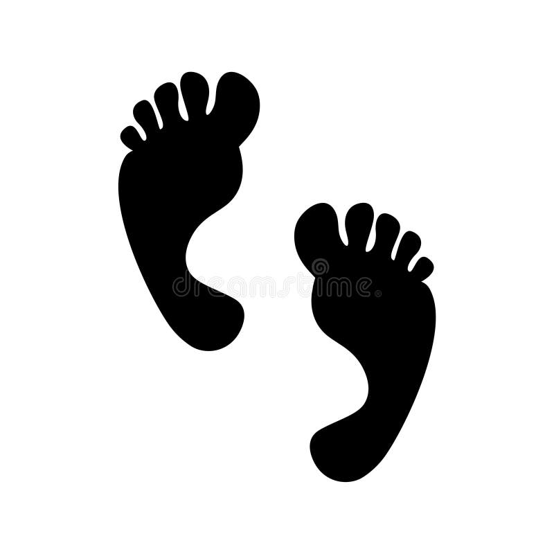 VECTOR. Flat Illustration of Feet. Flat Design. for Any Use Stock ...