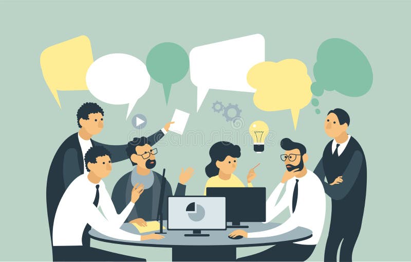 Cartoon Huddle Team Stock Illustrations – 57 Cartoon Huddle Team Stock ...