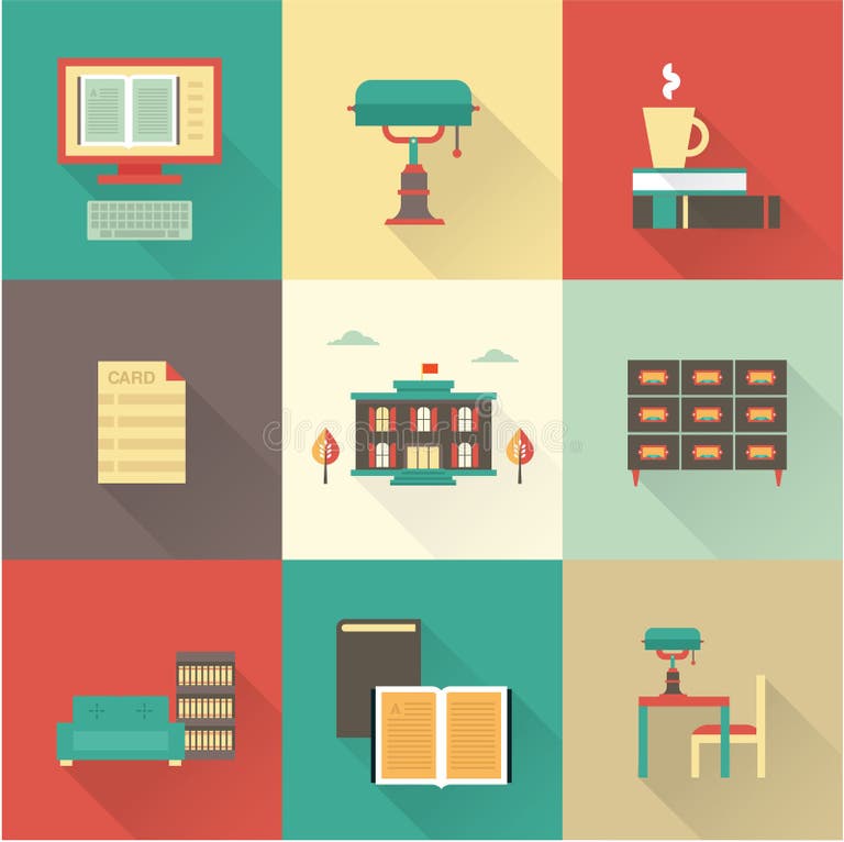 Library Icons Stock Illustrations – 27,300 Library Icons Stock ...