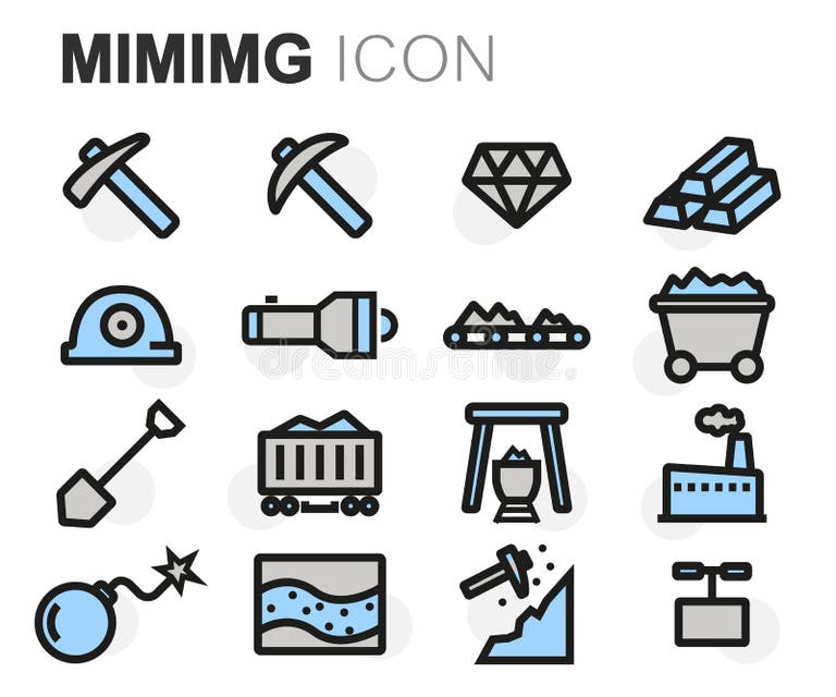 Mining Line Icons Stock Illustrations – 4,952 Mining Line Icons Stock ...