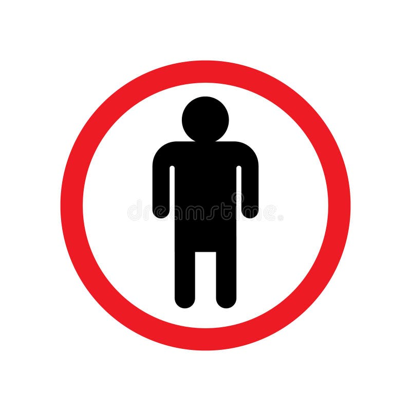 Vector No Entry without Medical Face Mask Sign Stock Illustration ...