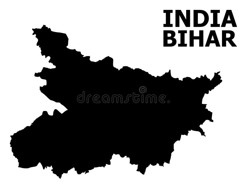 Vector Bihar State Map of Dots Stock Vector - Illustration of ...