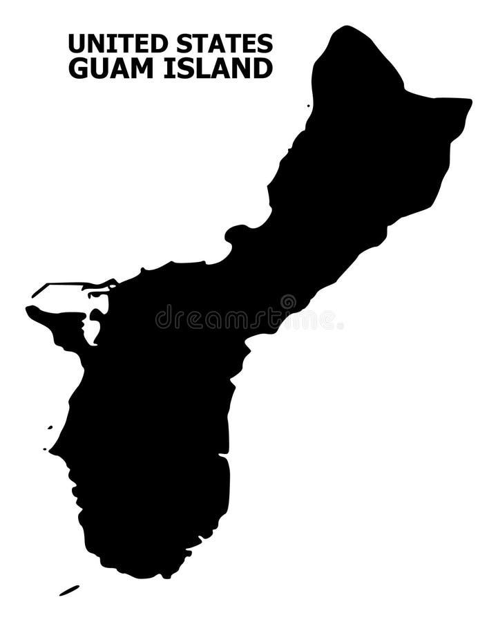 Guam map stock illustration. Illustration of national - 6995040