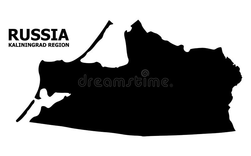 Kaliningrad Oblast Of Russia Flag Textile Cloth Fabric Waving On The ...