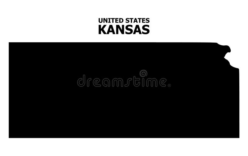 Kansas State Map Stock Illustrations – 4,400 Kansas State Map Stock ...