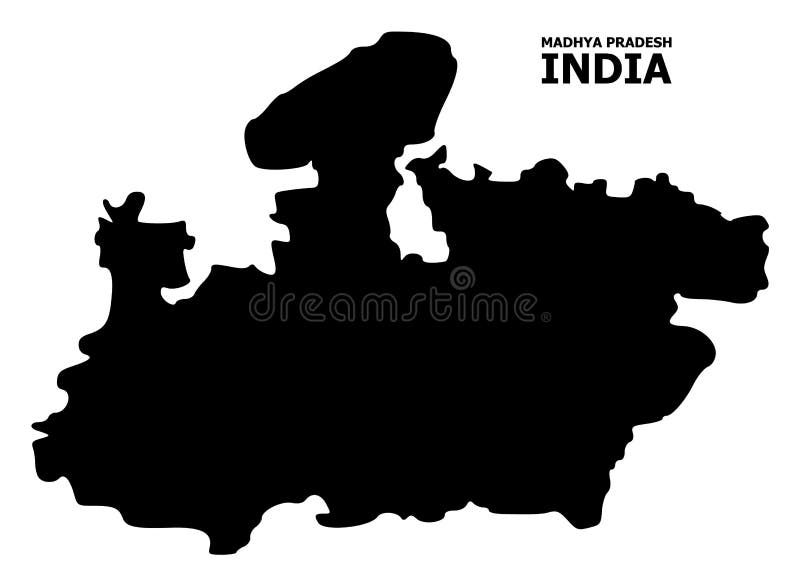 Madhya Pradesh Map. Political and Administrative Map of Madhya Pradesh ...
