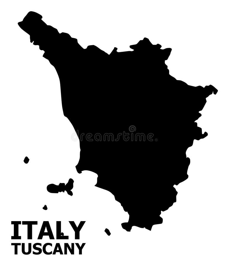 Tuscany, Region in Central Italy, with Tuscan Archipelago, Political ...