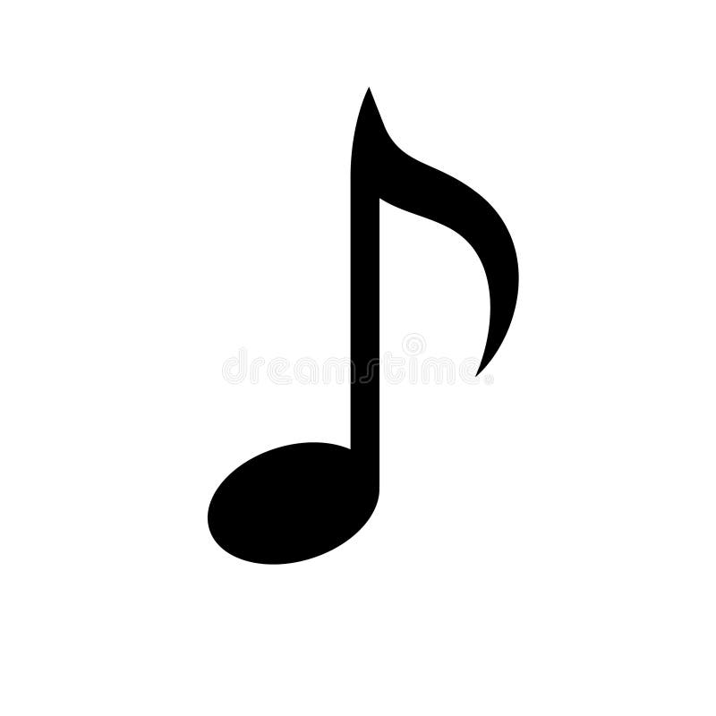 Vector flat music note stock vector. Illustration of decorative - 315707970