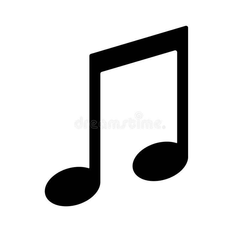 Vector flat music note stock vector. Illustration of sheet - 316526208