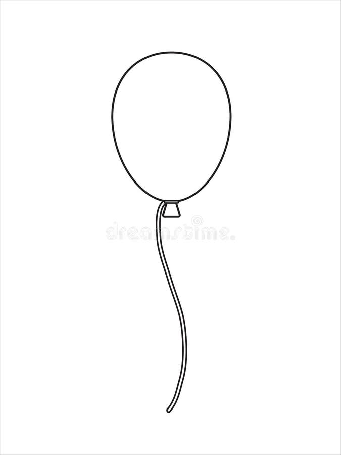 Outline Baloon Stock Illustrations – 771 Outline Baloon Stock ...