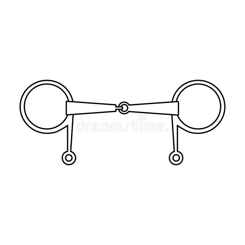 Vector Snaffle Bit Horse Stock Illustrations – 198 Vector Snaffle Bit ...