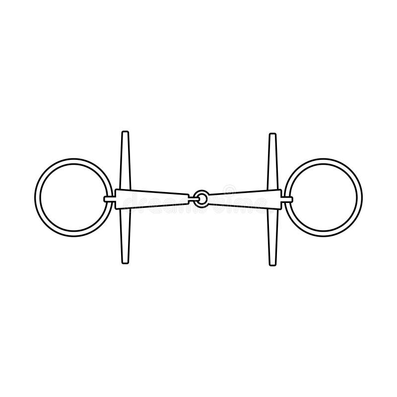 Snaffle Bit Drawing