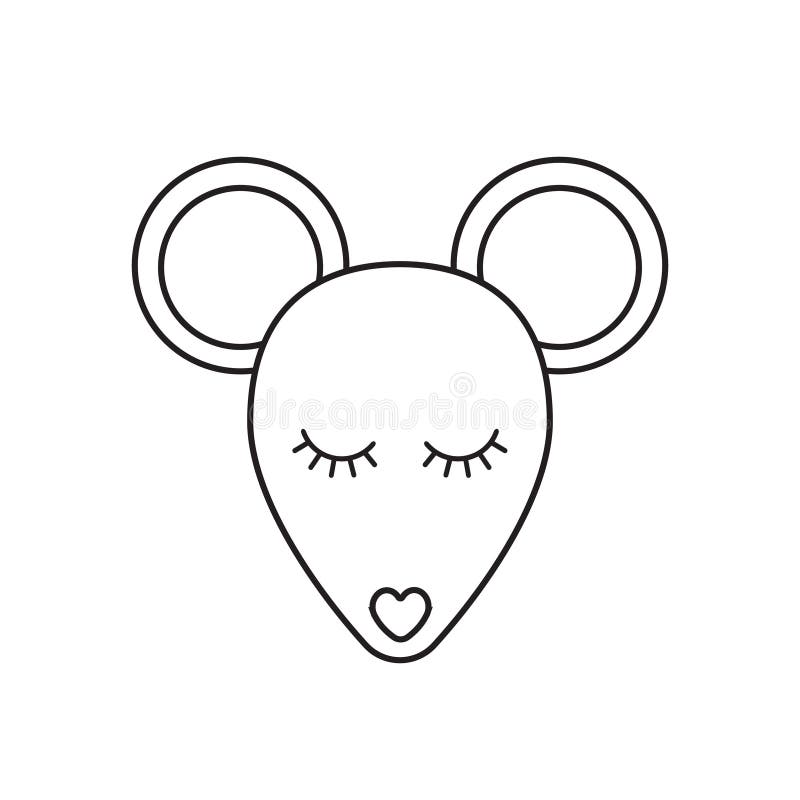 Mouse Face Simple Icon Stock Illustrations – 1,024 Mouse Face Simple ...
