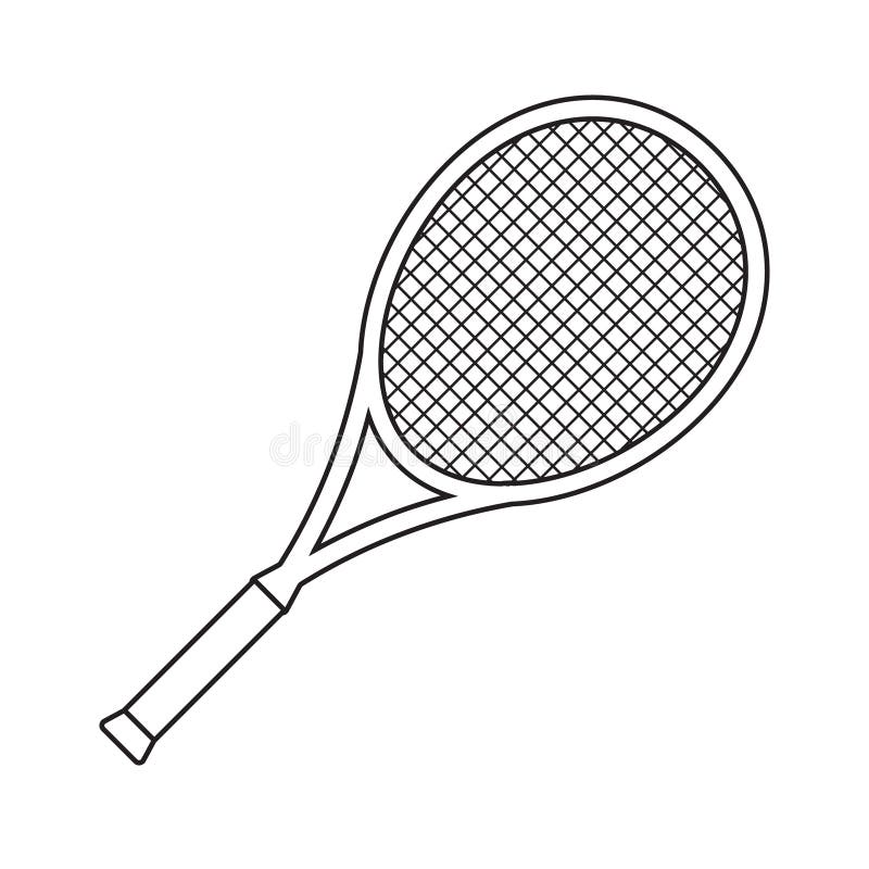 Outline Racket Stock Illustrations – 3,172 Outline Racket Stock ...