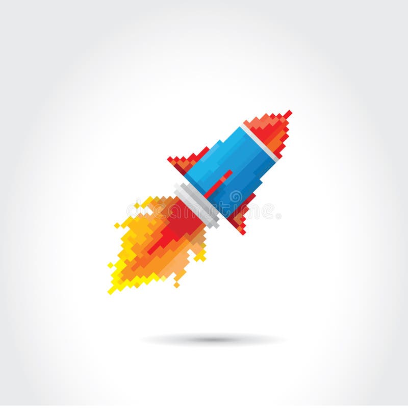 Pixel Art Rocket Stock Illustrations – 781 Pixel Art Rocket Stock ...