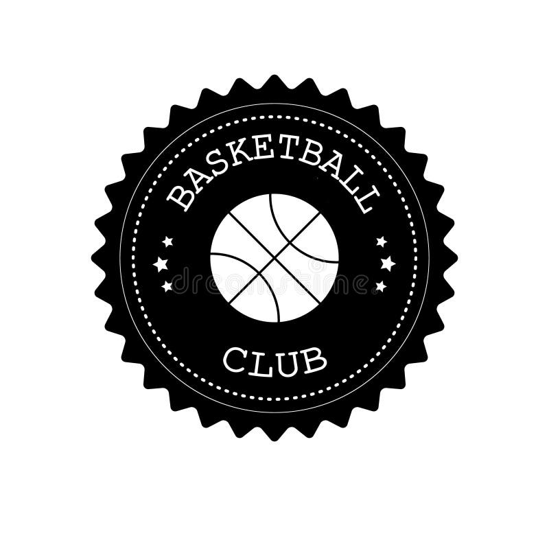 Vector Flat Retro Basketball Logo Stock Vector - Illustration of brand ...